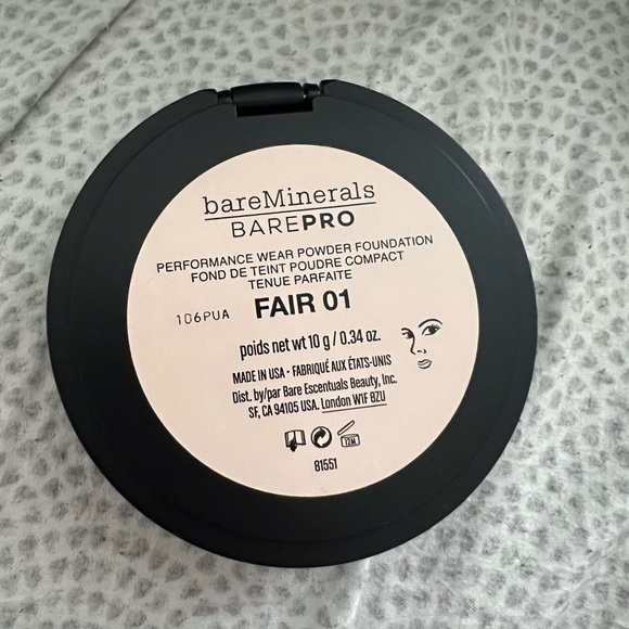 bareMinerals | Makeup | Bareminerals Barepro Performance Wear Powder ...